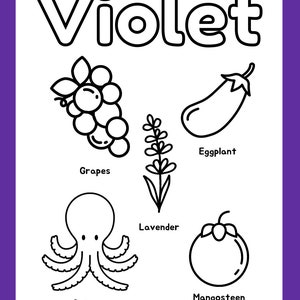 Color Sorting Images to Colors / Color Sheets/ Identification of Colors ...