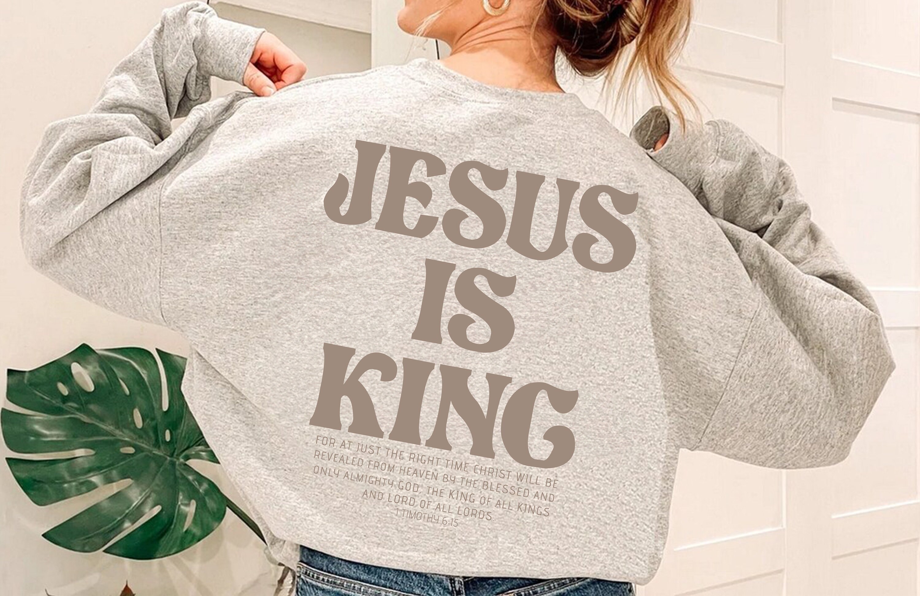 Jesus is King T Shirt, Jesus Hoodie, Christian Apperal, Christian Merch ...