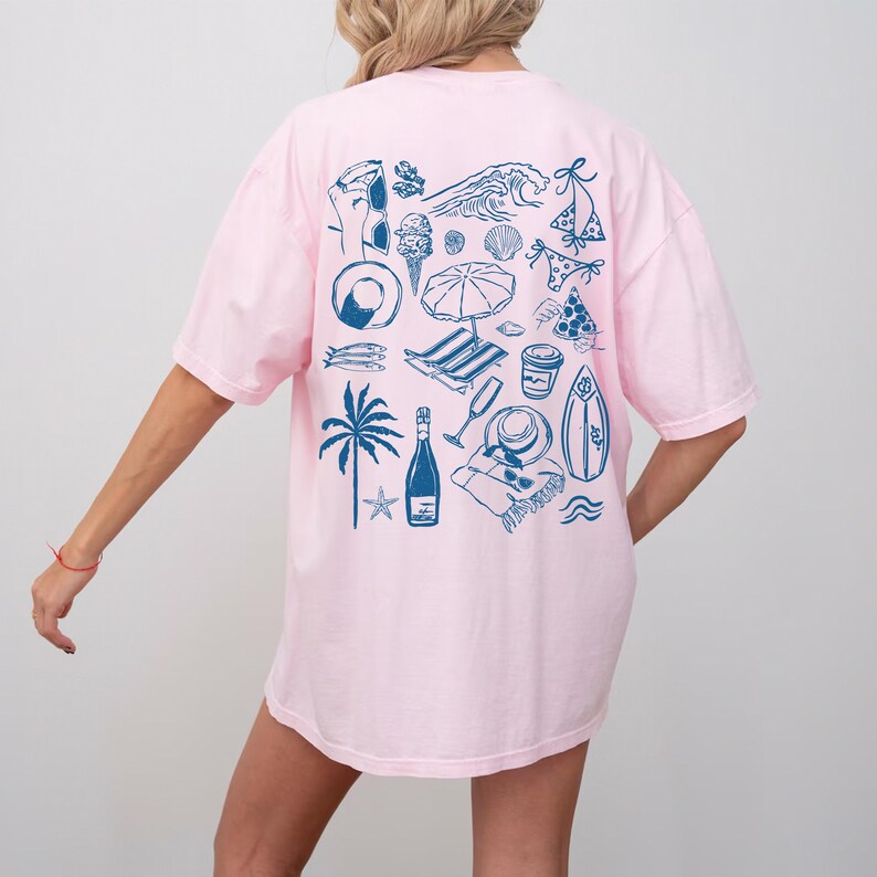 Comfort Colors Summer Vacation Beach Shirt Coconut Girl Sunset ...