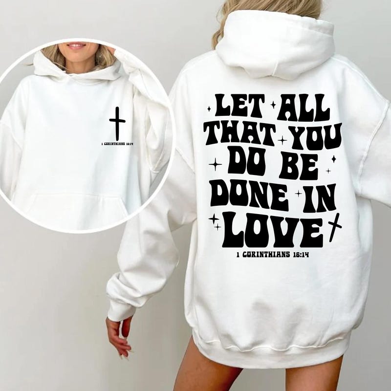 Forgive Them Father Hoodie - Etsy