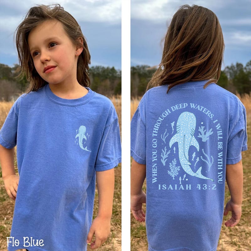 Whale Shark Tshirt Christian Ocean Bible Verse - Etsy