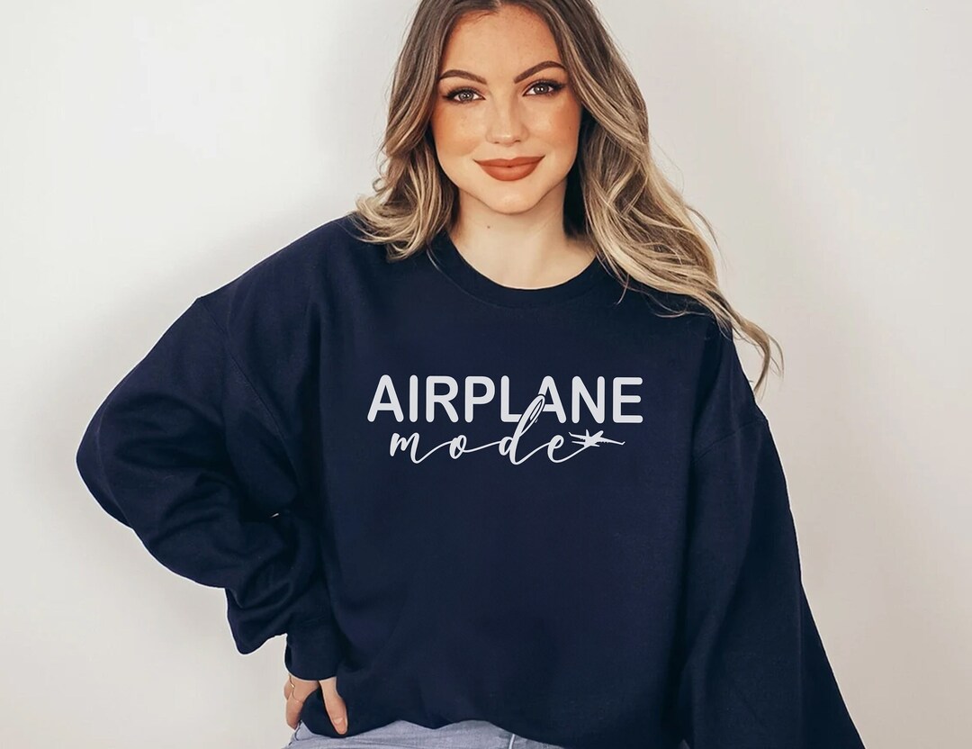 Airplane Mode Sweatshirt,airplane Sweatshirt,travel Sweater,gift for ...
