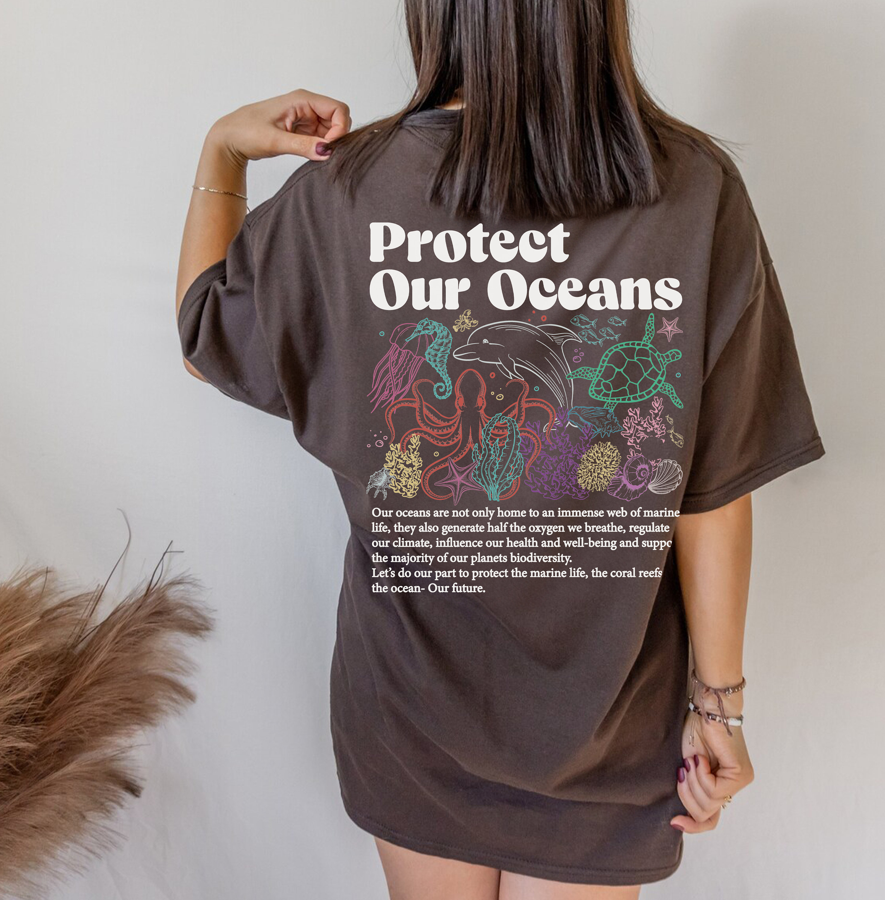 Protect Our Oceans Tshirt, Shark Shirt, Save the Ocean Shirt, Respect ...