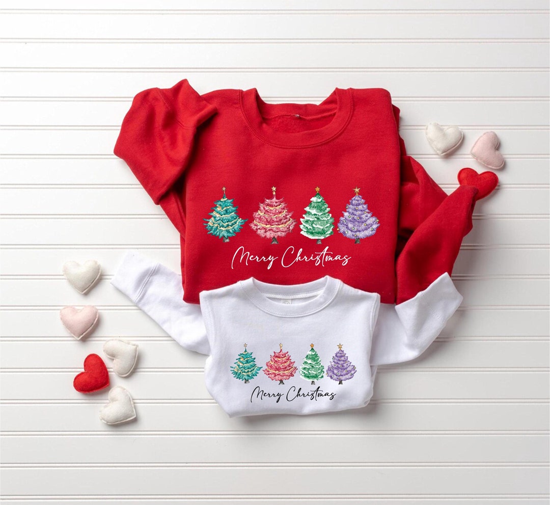 Merry Christmas Tree Mama Mini Outfits, Matching Mama Mini Christmas ...