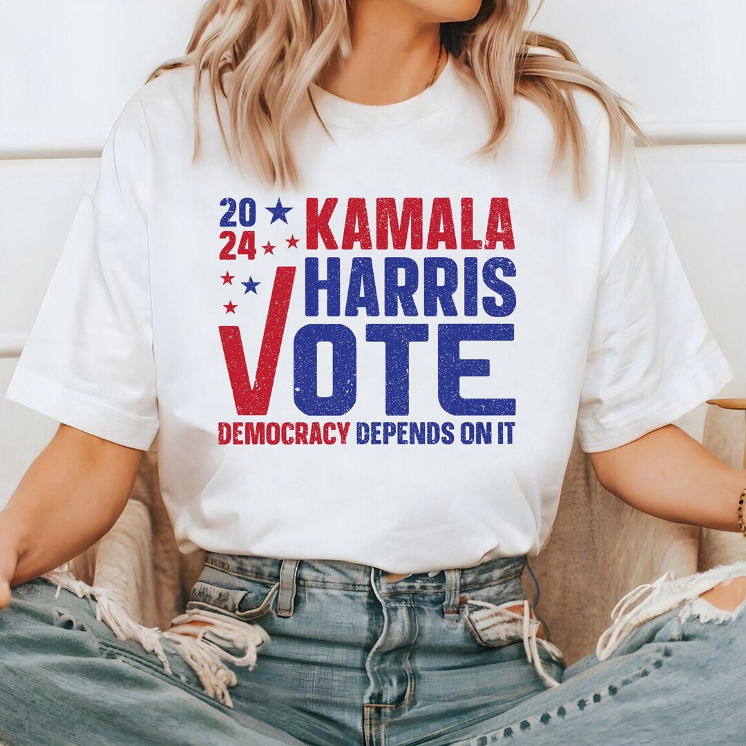 Kamala 2024 Shirt, Madam President Tee, Vote Shirt, Harris Rally Shirt ...
