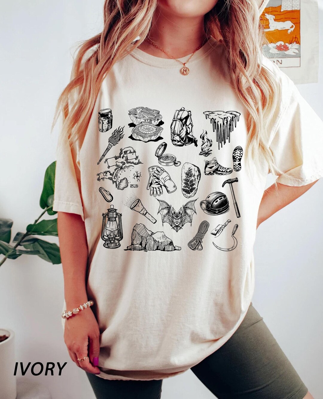 Unisex Spelunking Cave Exploring T-shirt, Comfort Colors Great Cave ...