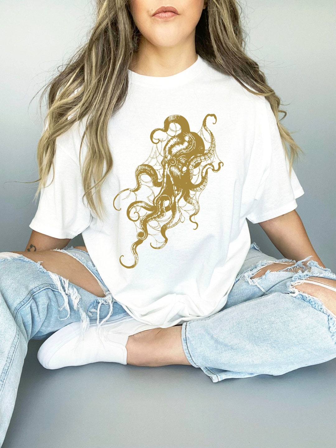 Octopus Shirt, Octopus Gift Tshirt, Sea Animal Shirt, Ocean Shirts ...