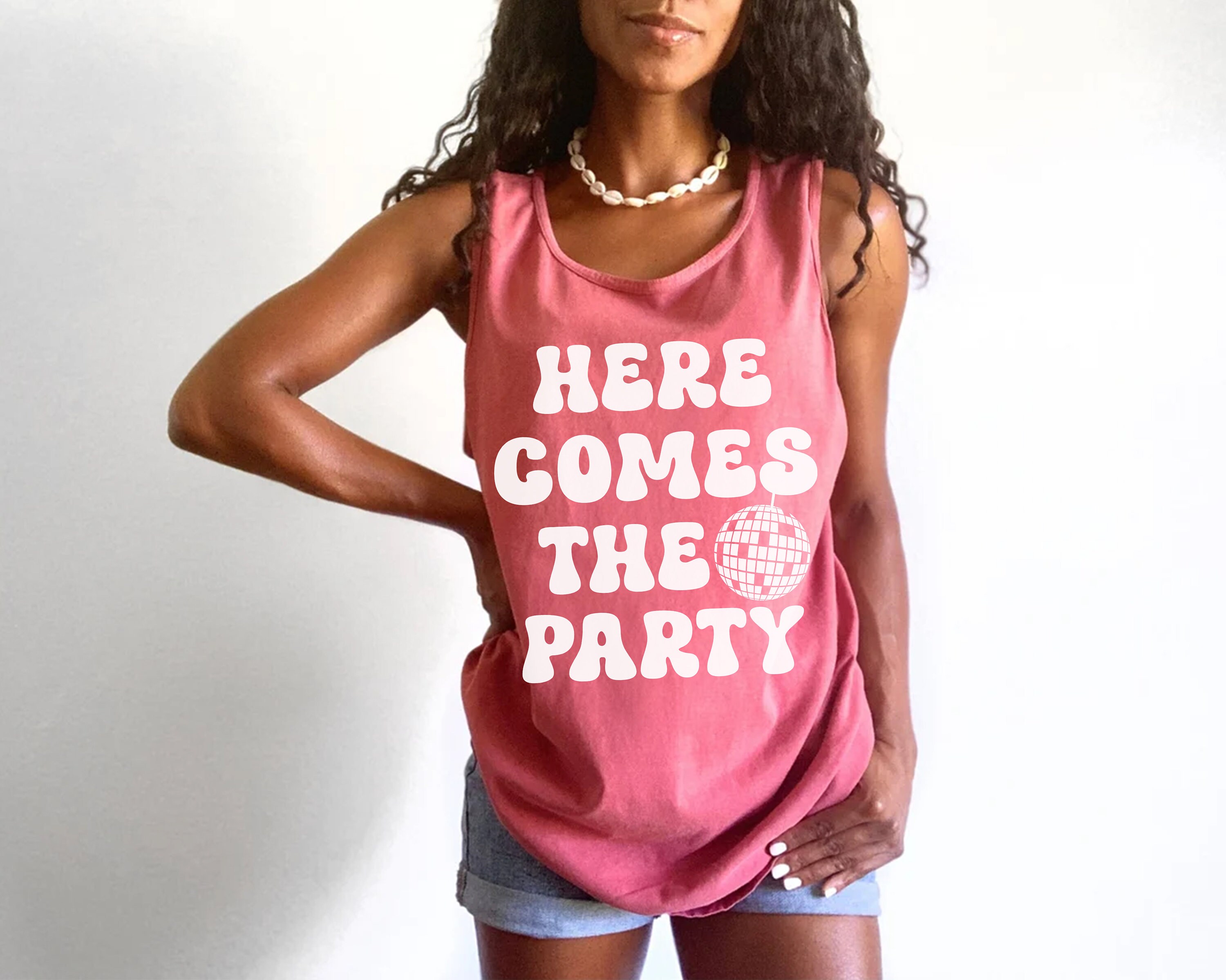 Retro Disco Bachelorette Party Tank Tops, Disco Bride Tank Top, Bride ...