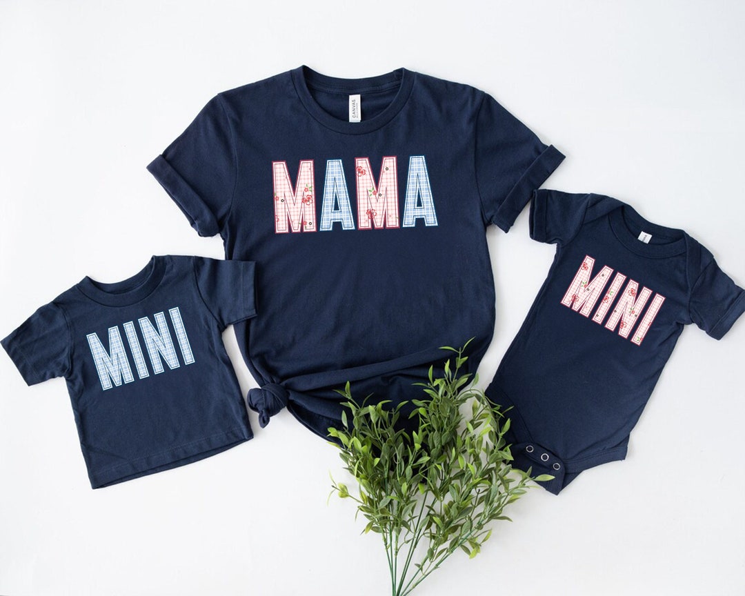 Mama Mini Shirt, Matching Mommy and Me Shirt,mama Mini Mhirt, Mama Mini ...
