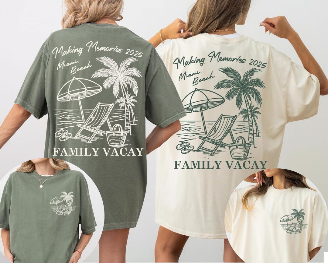 Family Vacation Shirts, Beach Tshirt, Comfort Colors Family Beach Trip ...
