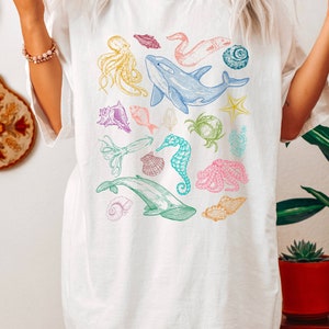 Sea Animal Shirt, Gift for Nature, Sealife Shirt, Ocean Animal Shirt ...