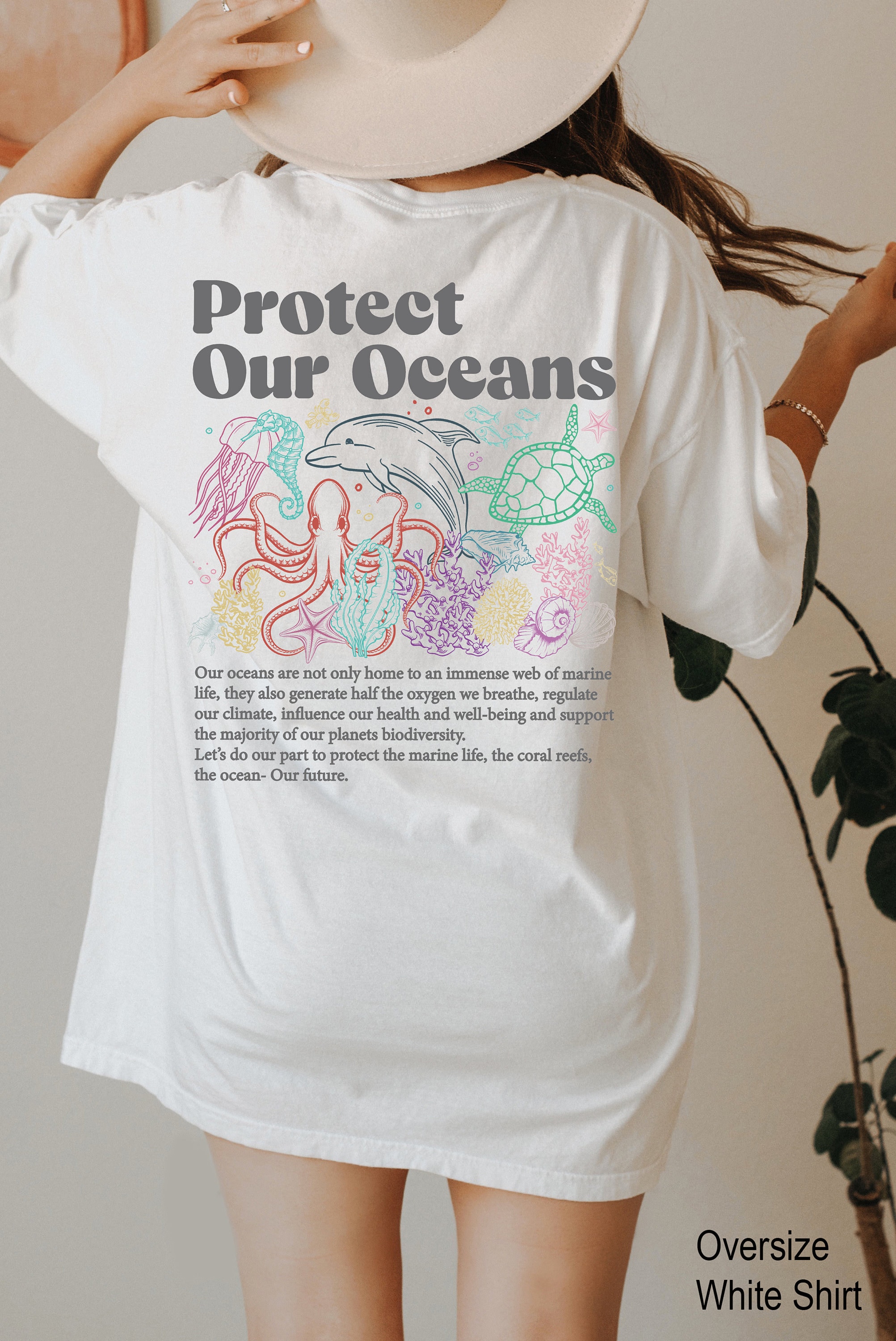 Protect Our Oceans Tshirt, Shark Shirt, Save the Ocean Shirt, Respect ...