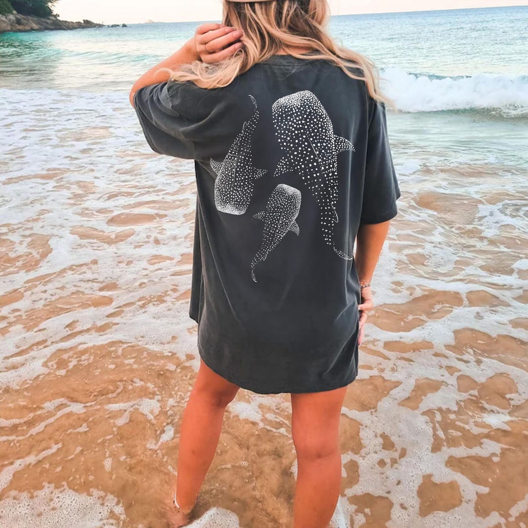 Whale Shark T-shirt, Beachy Shirt for Ocean Lovers Gift, Comfort Colors ...