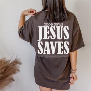 Aesthetic Jesus Saves Shirt, Christian Apparel Christian Sweatshirt ...