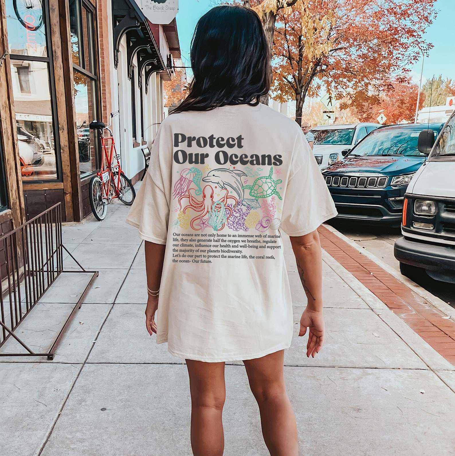 Protect Our Oceans Tshirt, Shark Shirt, Save the Ocean Shirt, Respect ...