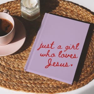 Prayer Journal Christian Bible Study Notebook Gift for Girl Who Loves ...