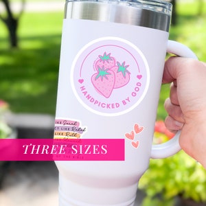 Handpicked by God Sticker Christian Girl Sticker Motivational Sticker ...