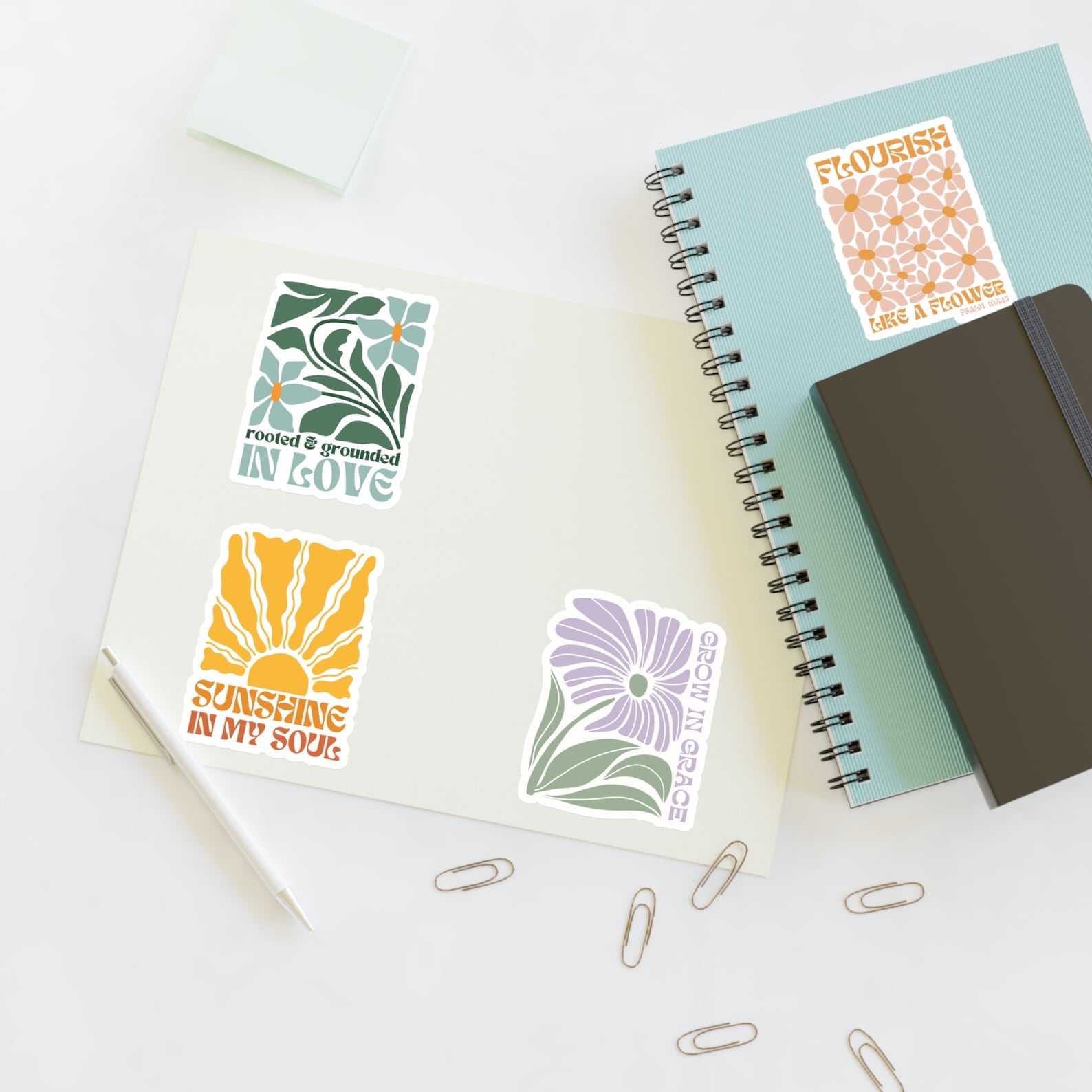 Christian Bible Sticker Set Retro Faith Stickers for Bible Journal ...