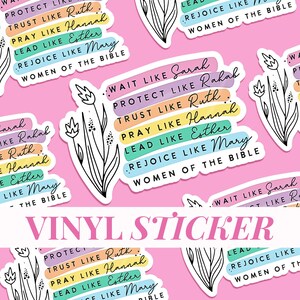 Christian Sticker Women of the Bible Sticker for Bible Study Group ...