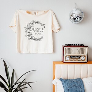 Crop Top Christian Tee Faith Shirt Christian Apparel Bright Comfort ...