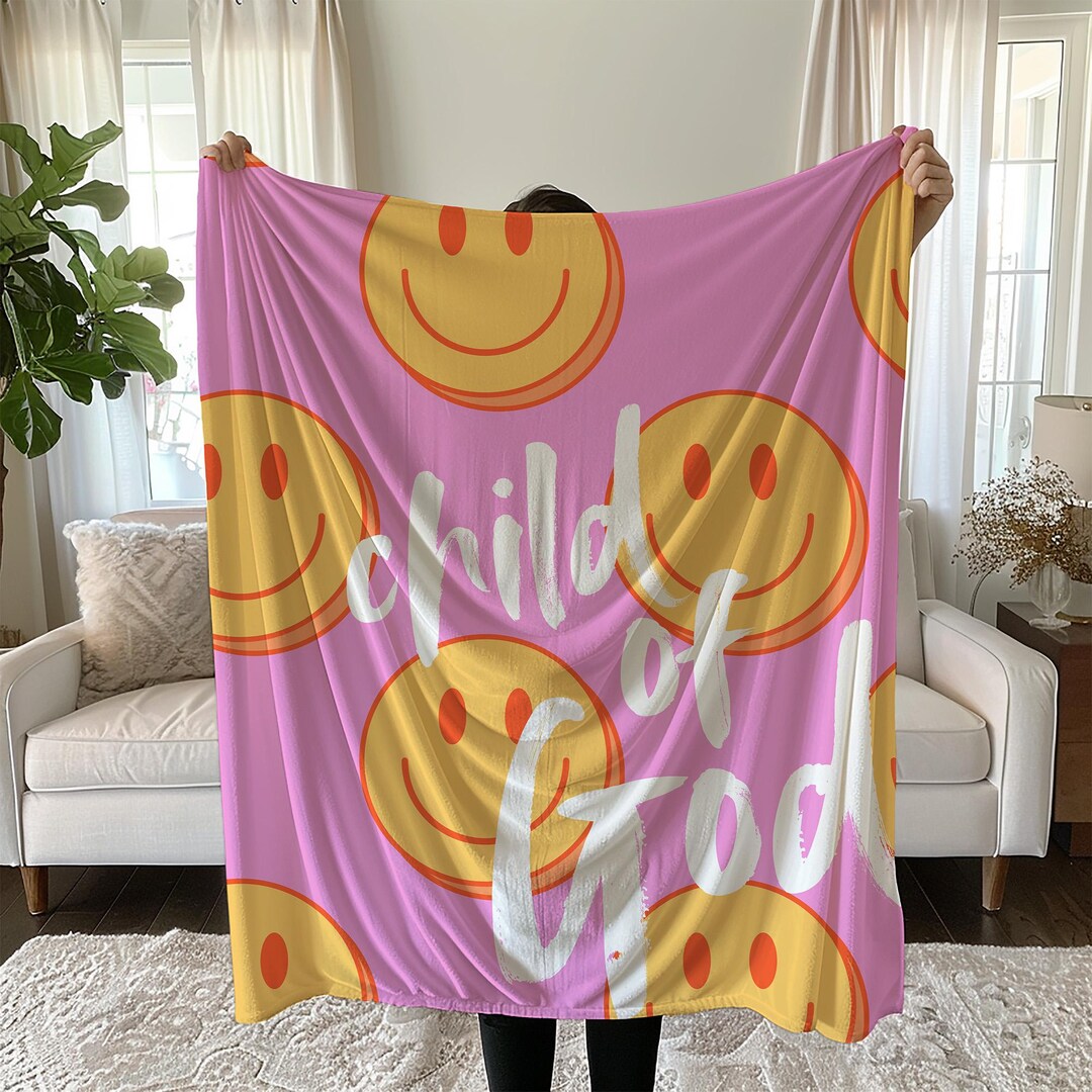 Manta cristiana "Hija de Dios", manta con versículo bíblico, regalo ...