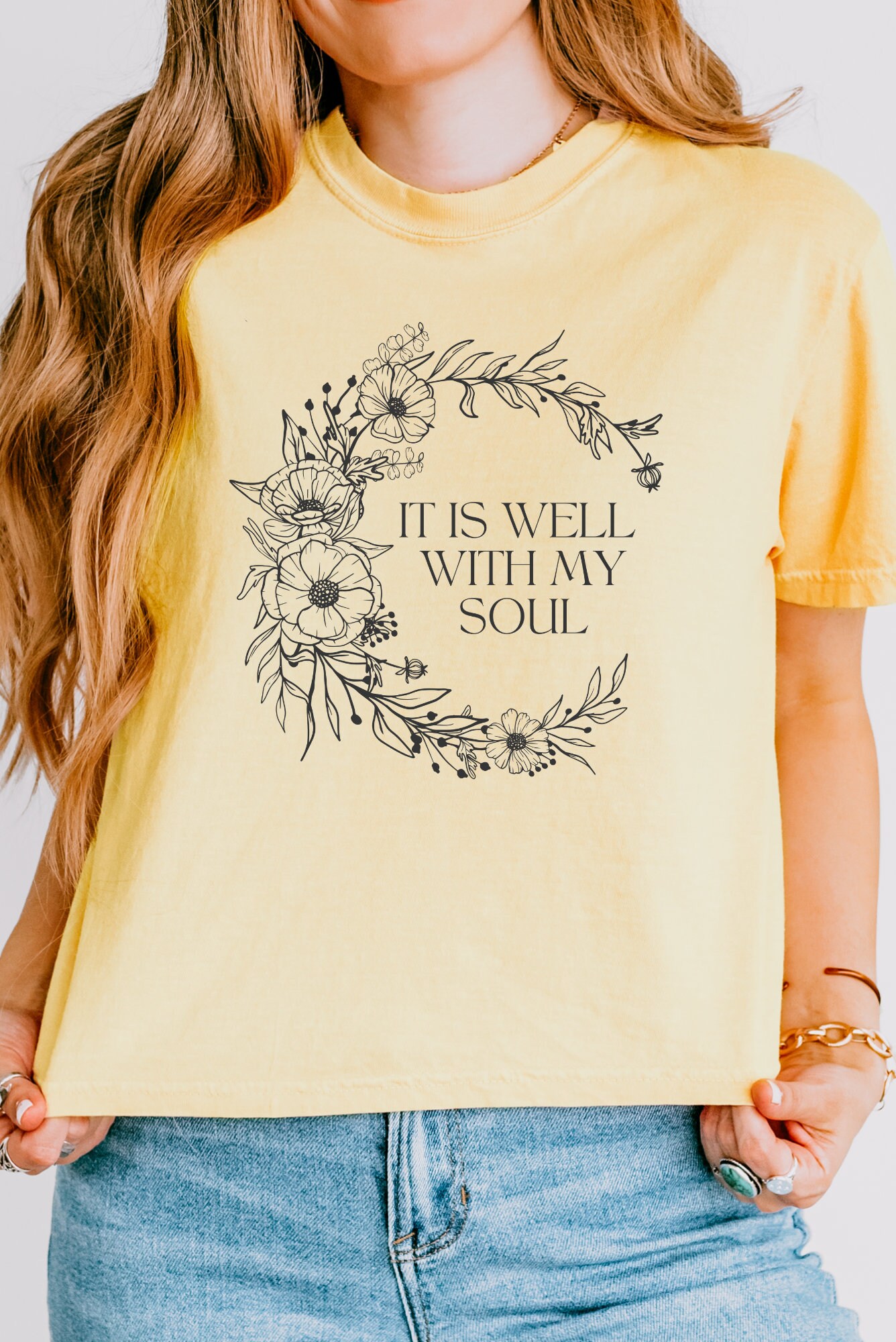 Crop Top Christian Tee Faith Shirt Christian Apparel Bright Comfort ...
