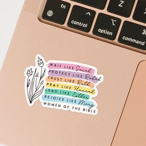 Christian Sticker Women of the Bible Sticker for Bible Study Group ...