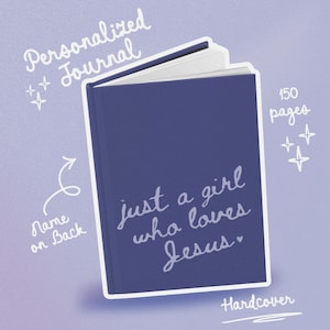 Prayer Journal Christian Bible Study Notebook Gift for Girl Who Loves ...