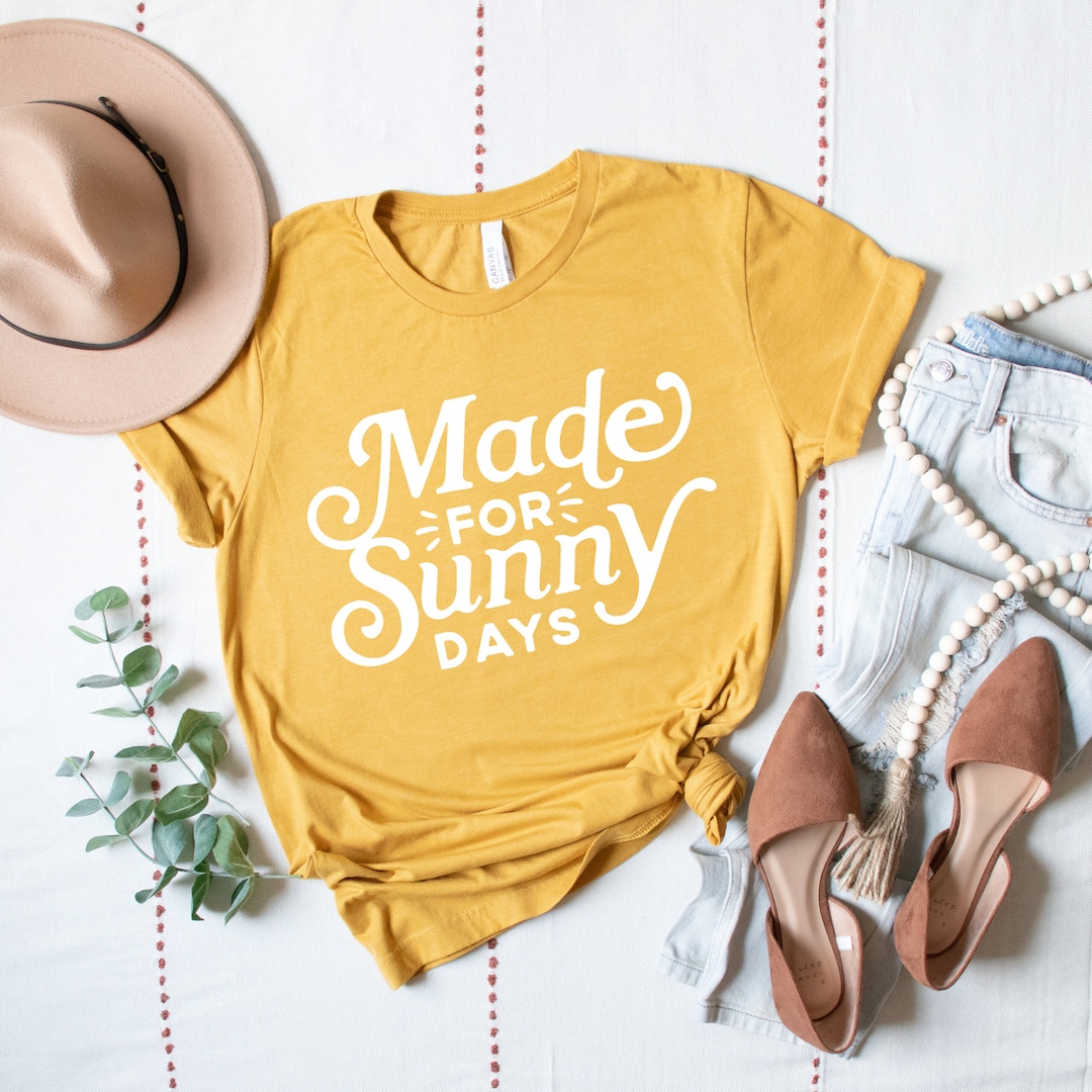 Summer Sunshine Shirt Cute Boho Sun Tshirt Sunny Days Shirt Lake Life ...