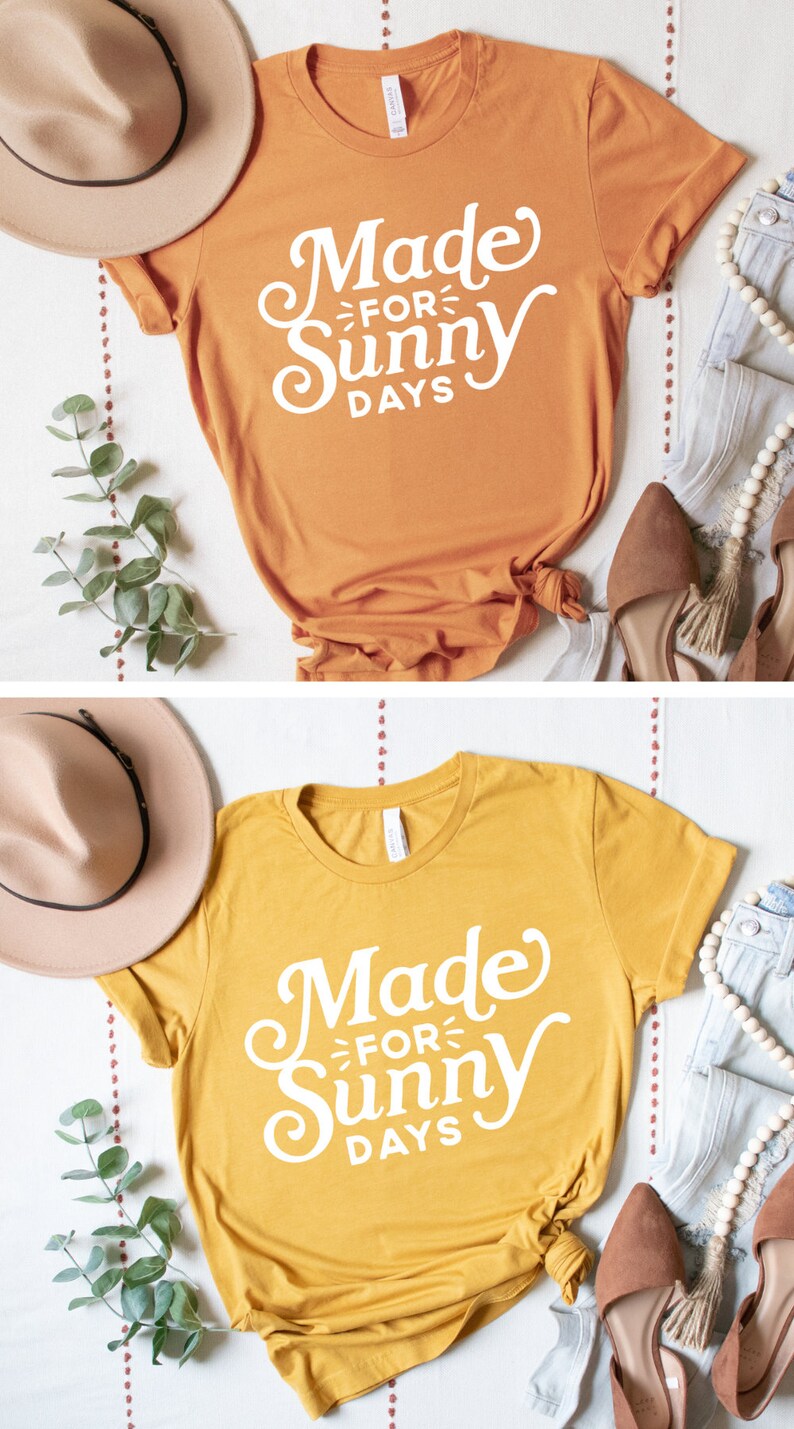 Summer Sunshine Shirt Cute Boho Sun Tshirt Sunny Days Shirt Lake Life ...