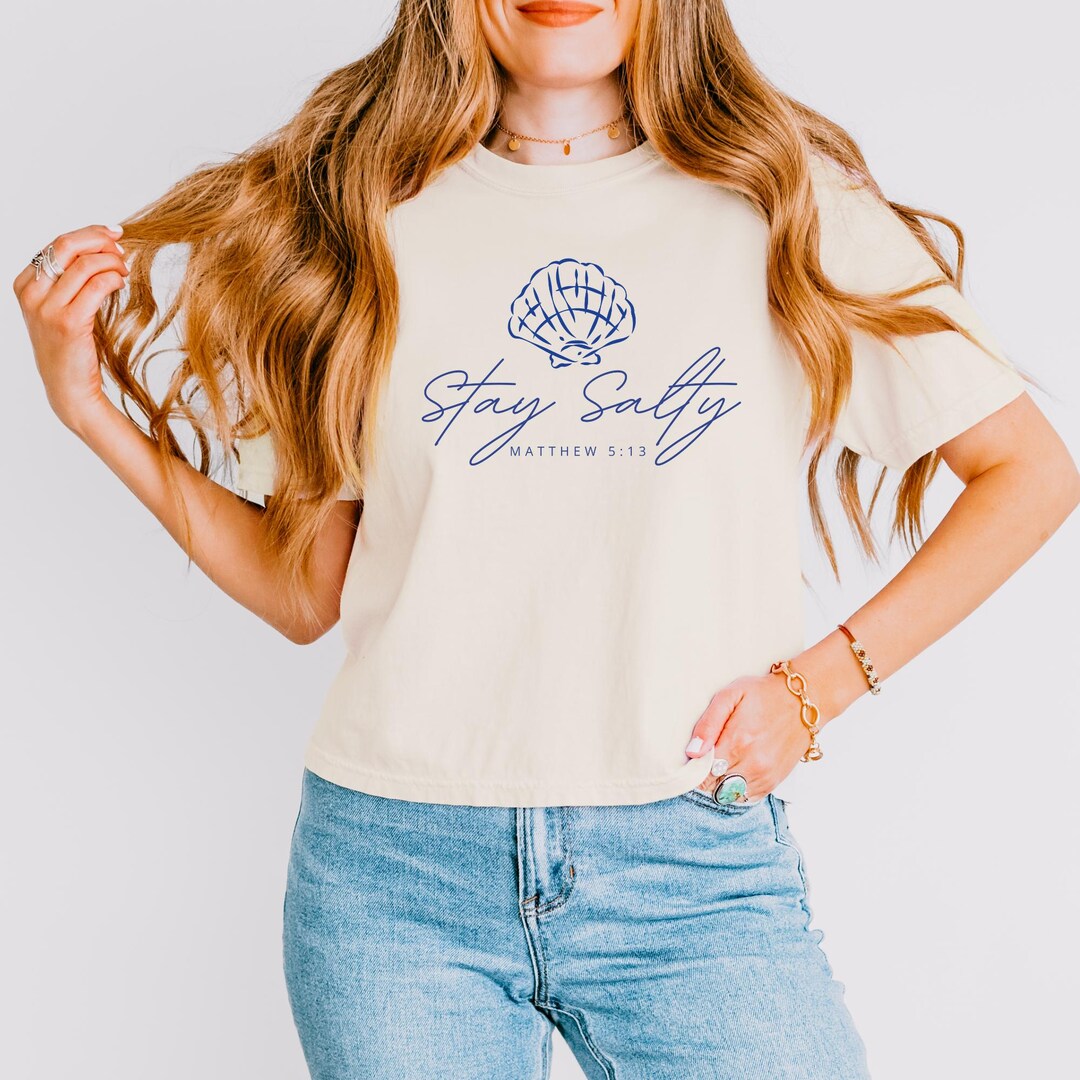 Christian Mom Crop Top With Bible Verse Modest Faith Shirt for Women ...
