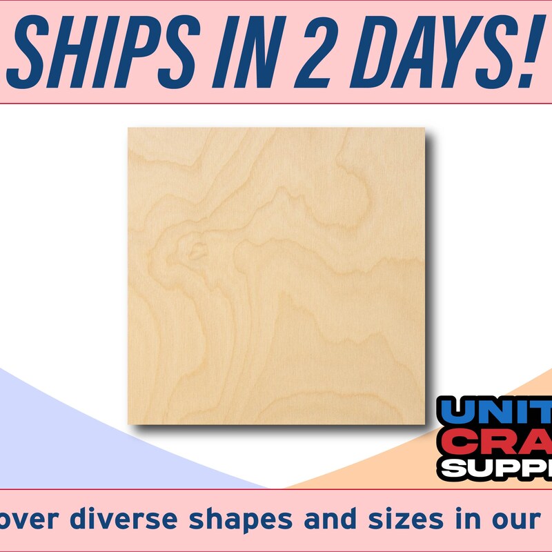 Wood Square - Etsy
