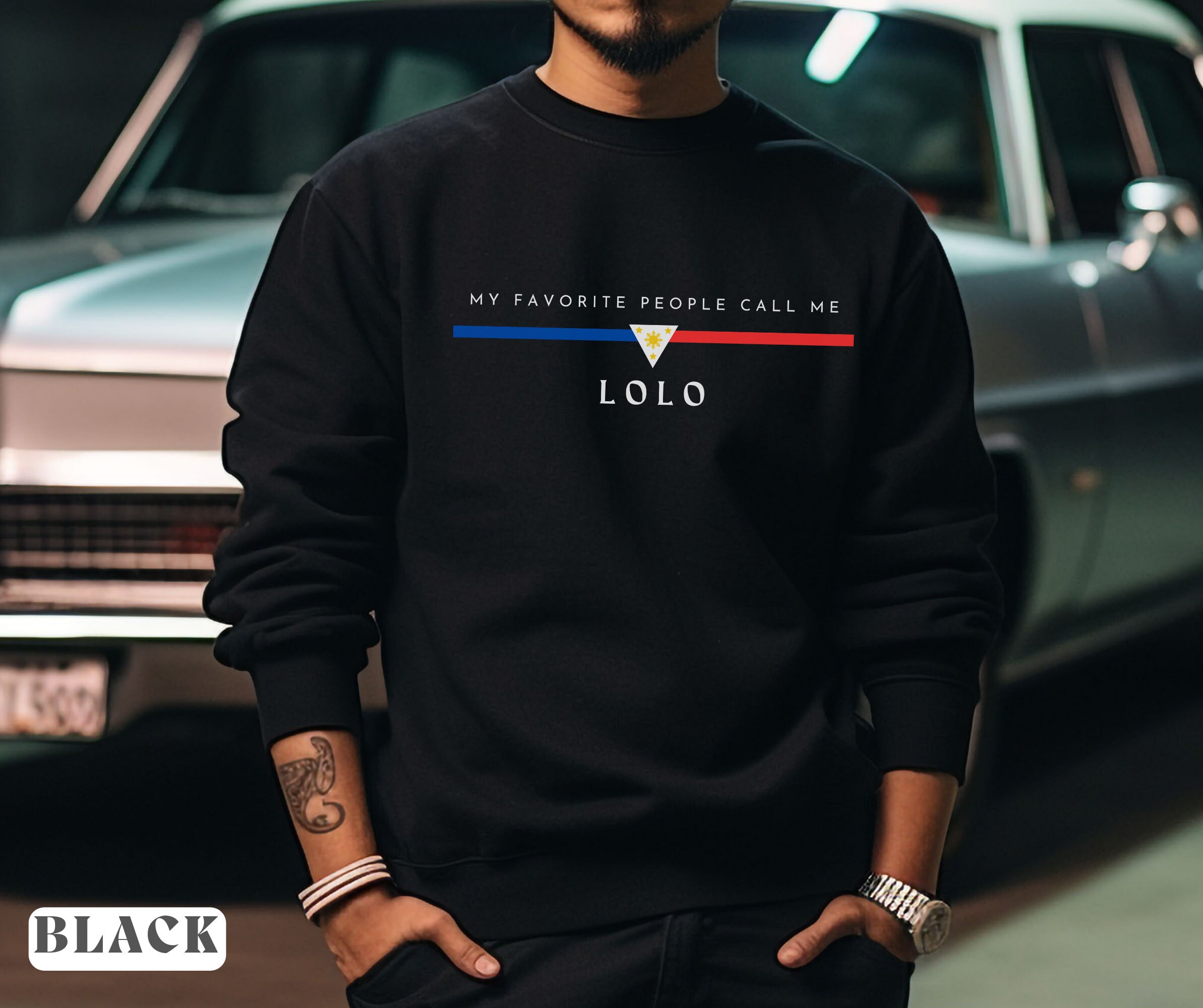 Gift for Filipino Grandparents Matching Sweatshirt for Him Her Gift ...