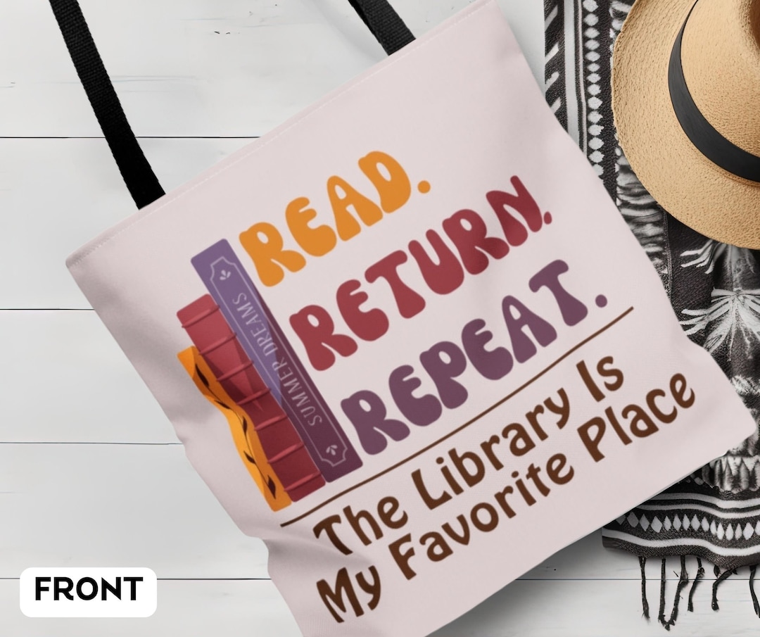 Library Tote Bag | Reader Tote Bag | Book Lovers Tote Bag | Librarian ...