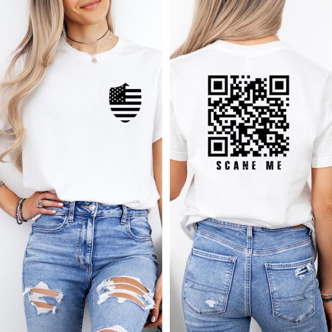 Viral Trump Dance QR Code T-shirt, Funny Trump Dance Prank T-shirt, QR ...