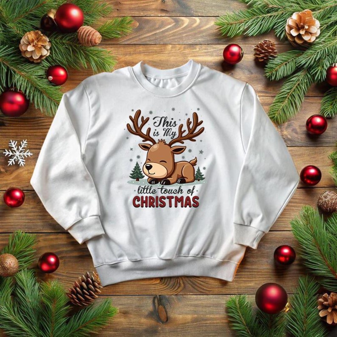 Reindeer Christmas Sweater, Reindeer Farm Xmas, Reindeer and Friends ...