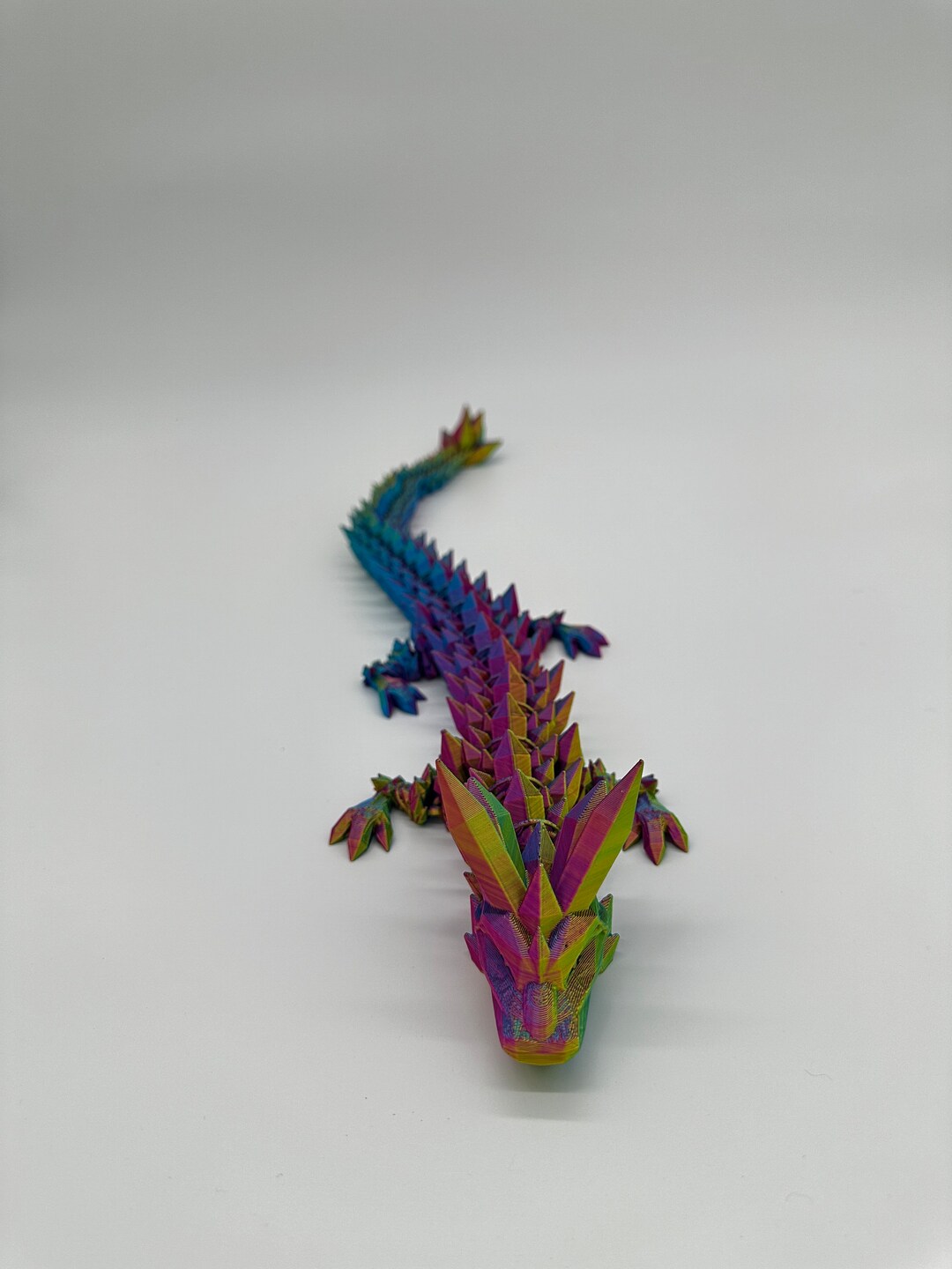 Crystal Dragon Fidget Desk Top Toy Decor Colorful 21 Inches - Etsy