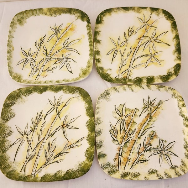 Bamboo Plates Set - Etsy