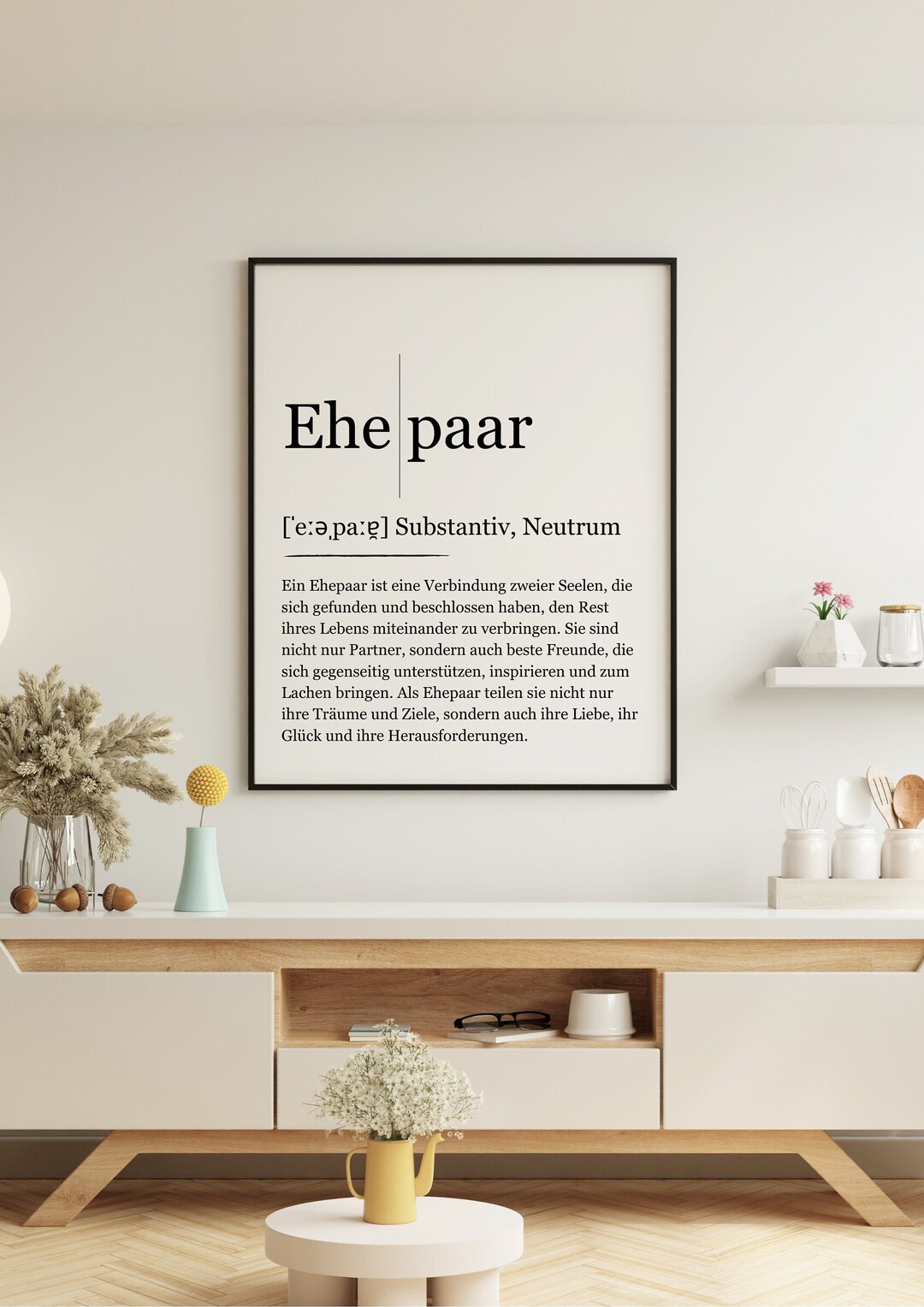 Married Couple Bride Groom Wedding Poster Dictionary Entry Definition ...