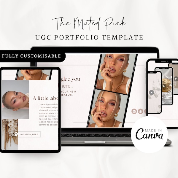 Pink Portfolio - Etsy