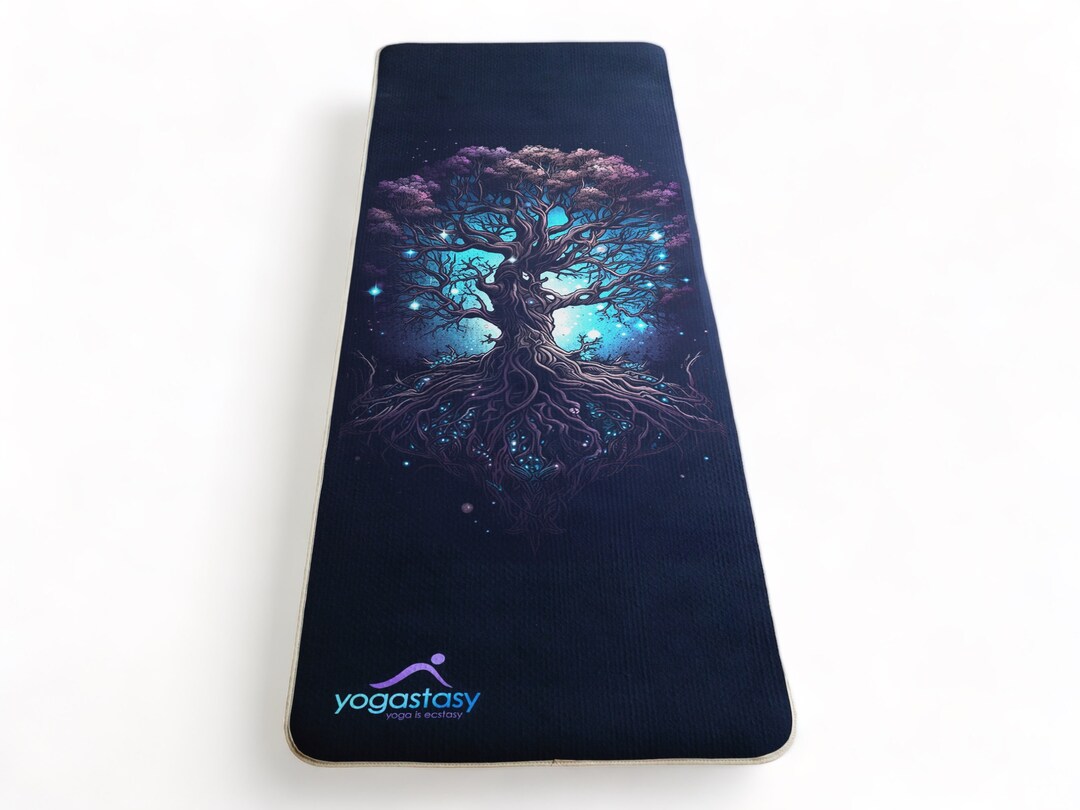 Tree Yoga Mat, Personalised Yoga Mat, Warrior-like Grip, None-slip, Eco ...