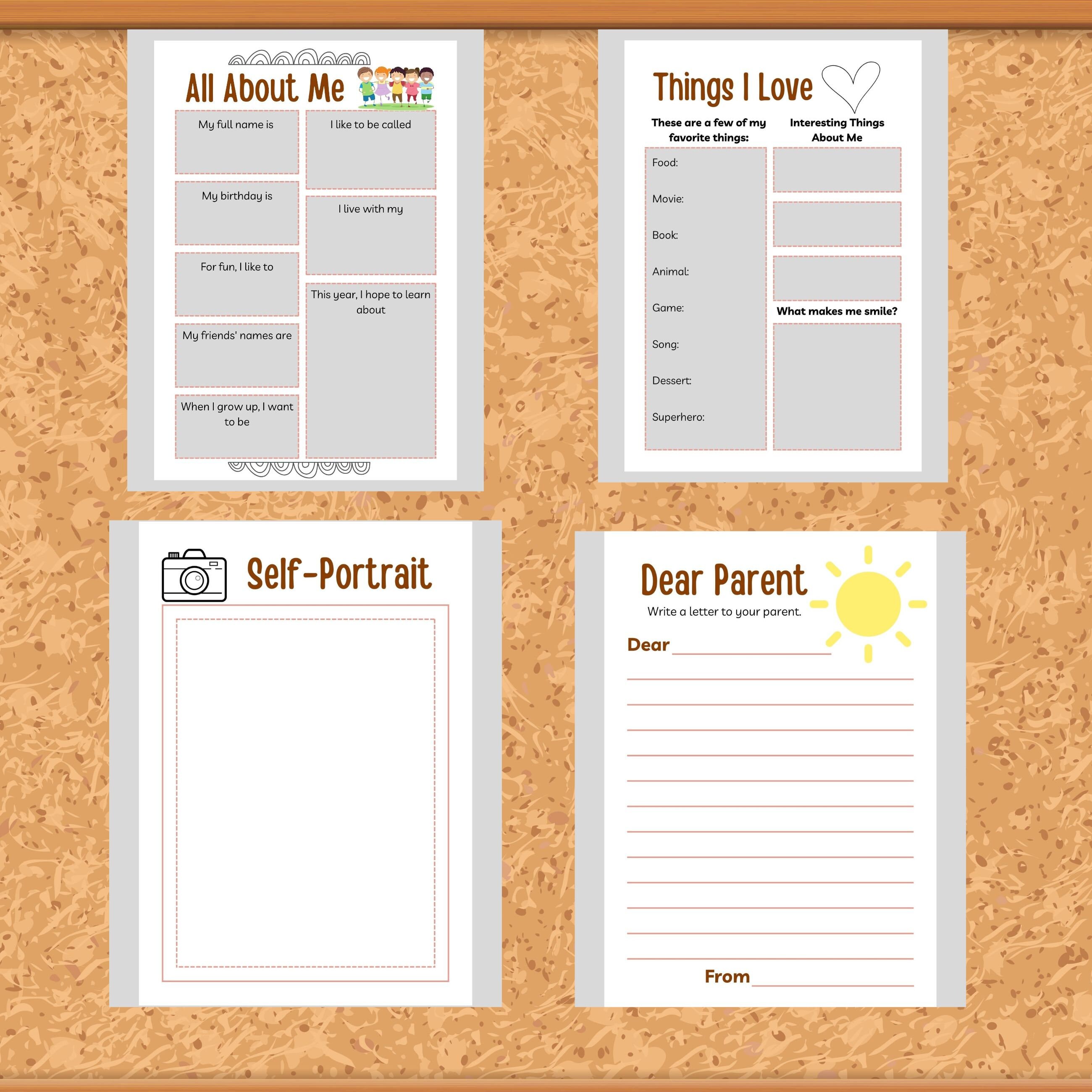 All About Me Printable Page, All About Me Activity, Get to Know Me ...