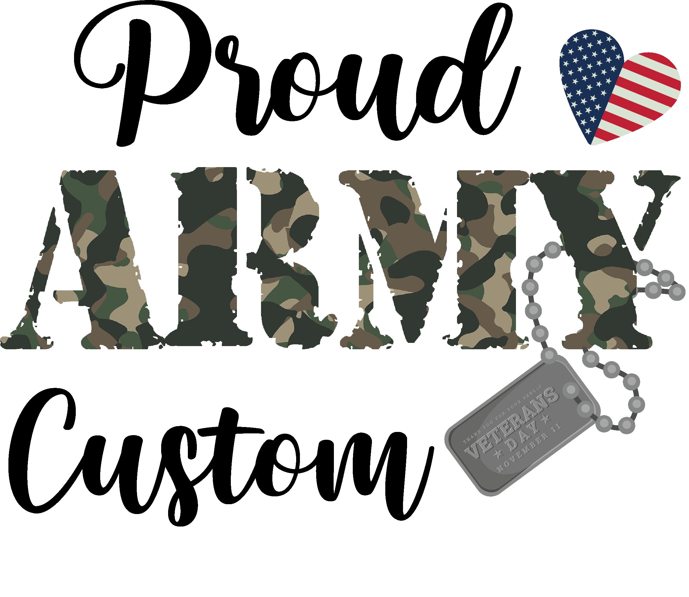 Proud Army Family Bundle SVG, Proud Army Vector, , Proud Army National ...
