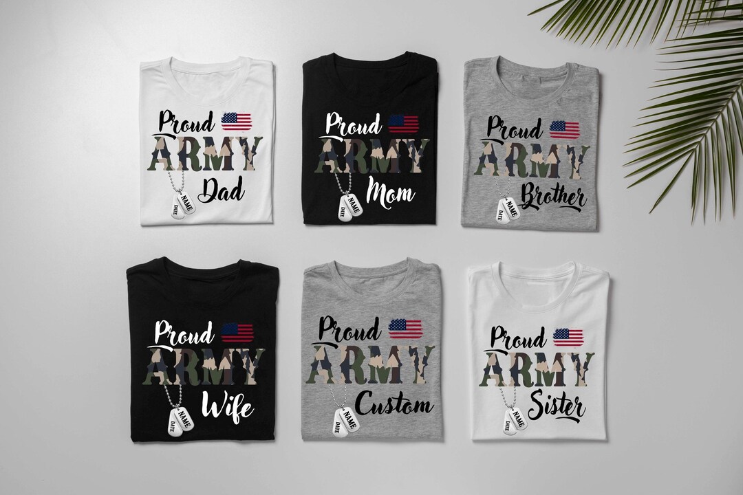 Proud Army Family Bundle SVG, Proud Army Vector, , Proud Army National ...