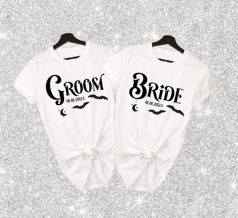 Spooky Bride and Groom Couple Design, Spooky Bride, Spooky Groom ...