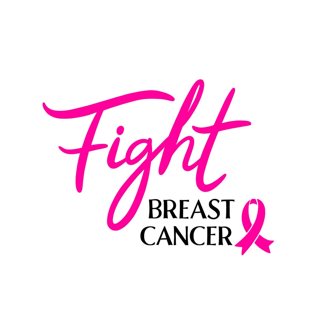 Fight Breast Cancer Svg, Fight Breast Cancer Png, Fight Breast Cancer ...