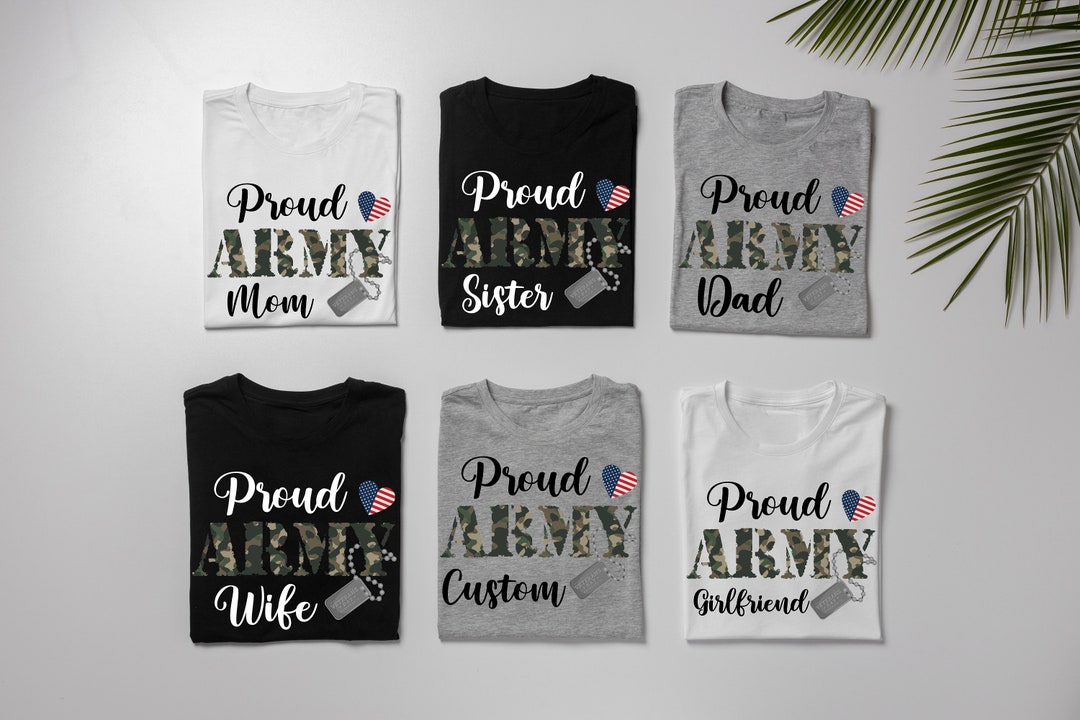 Proud Army Family Bundle SVG, Proud Army Vector, , Proud Army National ...