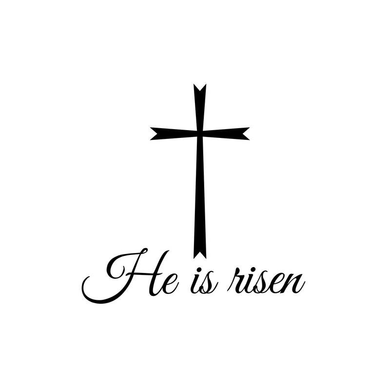 He is Risen Svg, He is Risen Png, Jesus Svg, Christian Svg, Religious ...