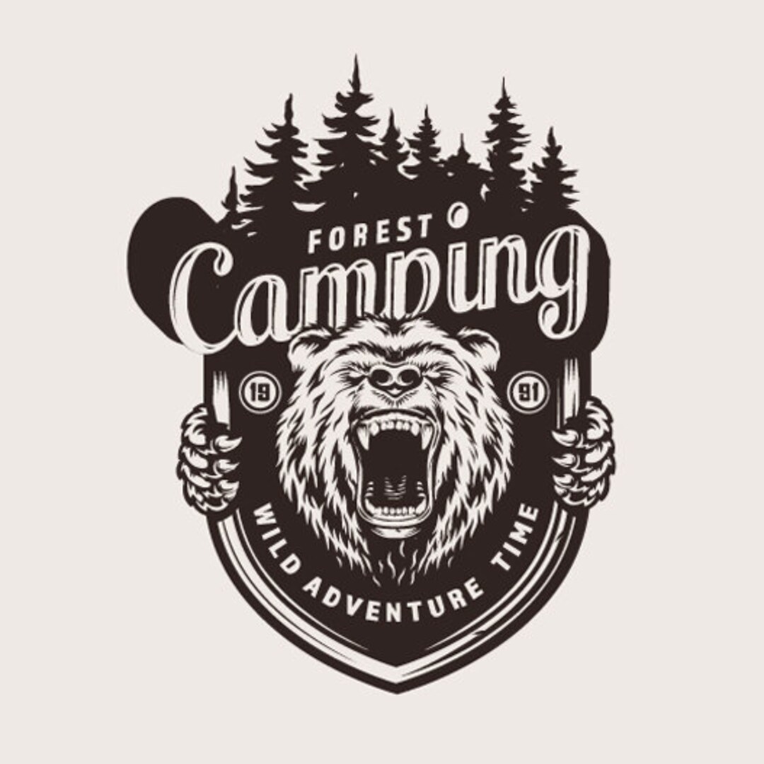 Camping Svg, Forest Camping Svg, Wild Adventure Time Svg, Camp Svg ...