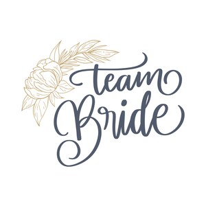 Team Bride Svg, Team Bride Png, Bride Svg, Wedding Svg, Married Svg ...